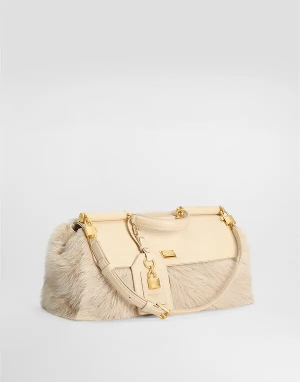 Dolce & Gabbana My Sicily Medium Handbag - Beige