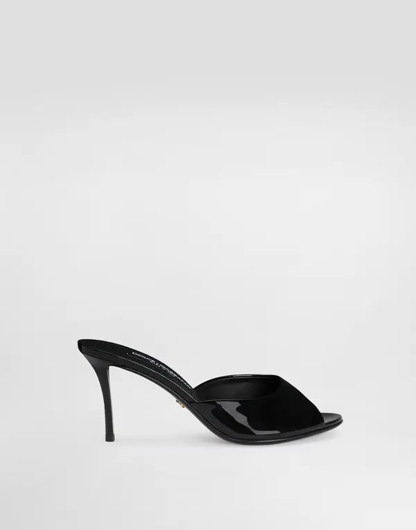Dolce & Gabbana Keira Patent Leather Mules