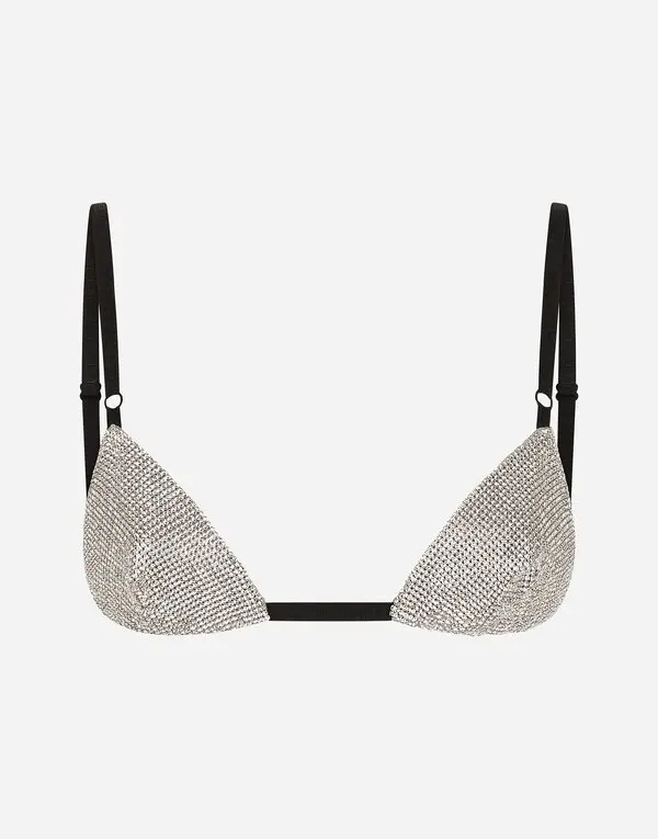 Dolce & Gabbana Mesh Bra - Crystal