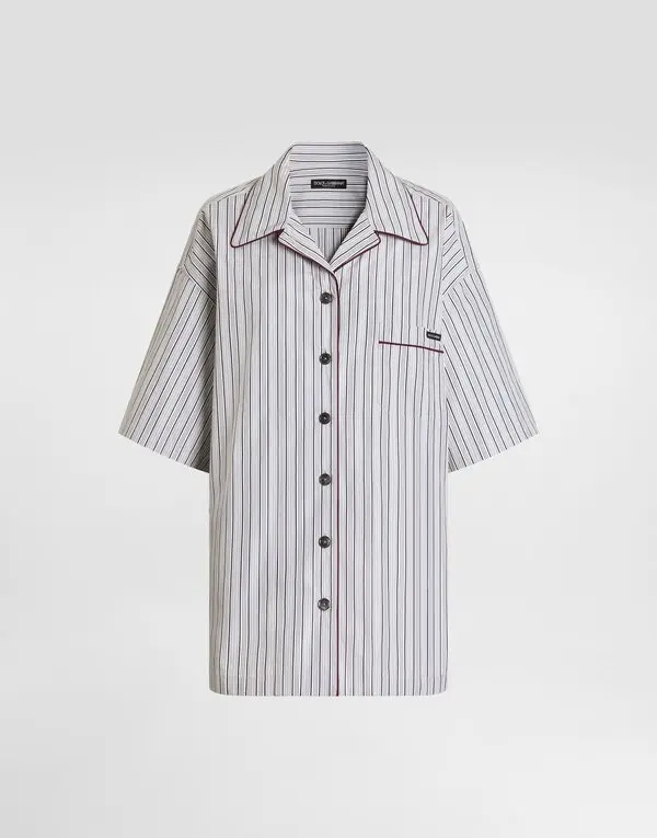 Dolce & Gabbana Striped Poplin Shirt - Multicolor