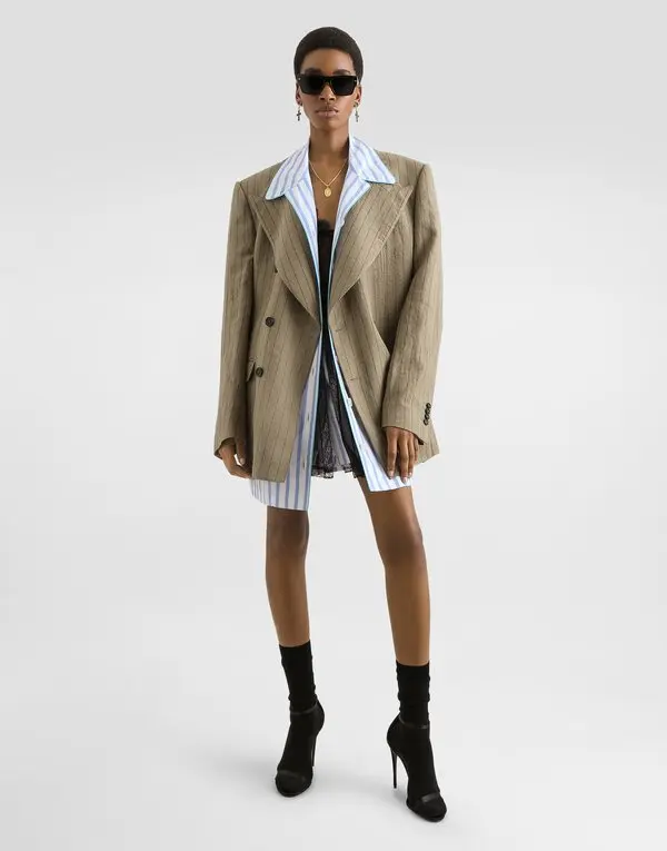 Dolce & Gabbana Striped Poplin Shirt