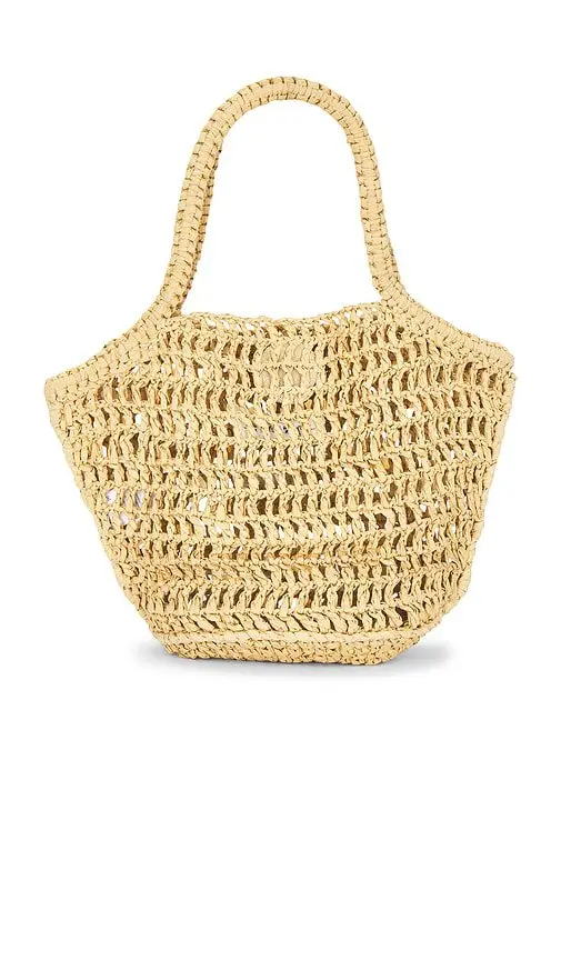 L*Space Alba Raffia Bag With Seashell Embellishment