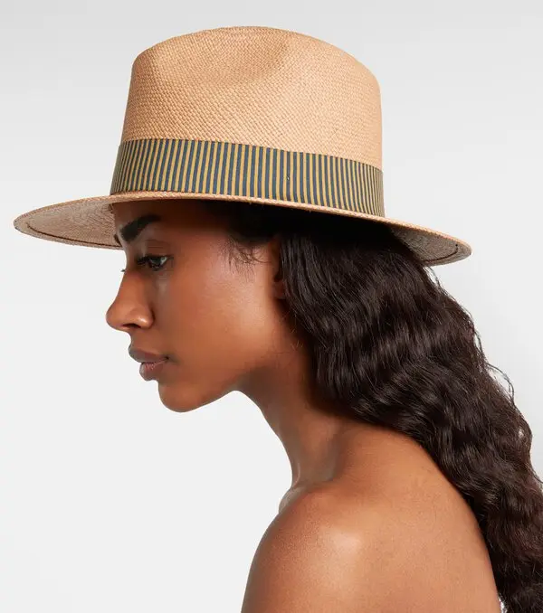 ERES Leone Straw Panama Hat - Beige