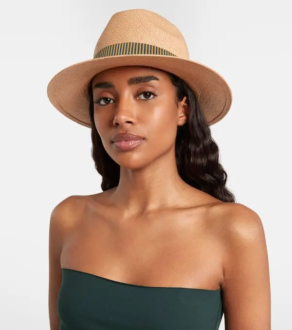 ERES Leone Straw Panama Hat - Beige