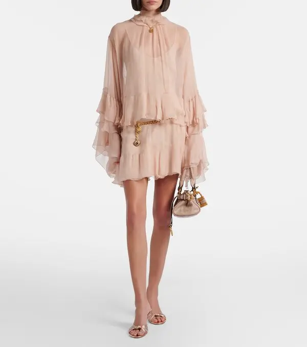 GIANVITO ROSSI Sofia Metallic Leather Mules