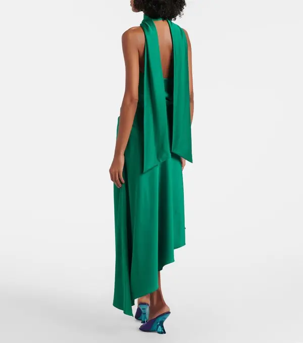 Simkhai Monica Asymmetric Midi Dress