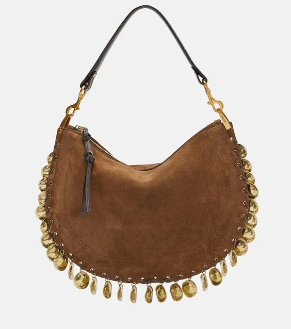 Isabel Marant Oskan Soft Small Crossbody Bag - Brown