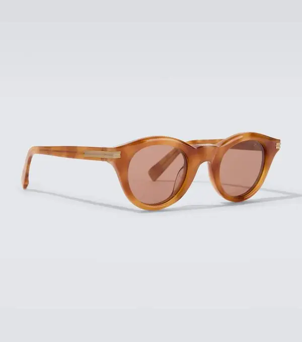 Zegna Round Frame Sunglasses