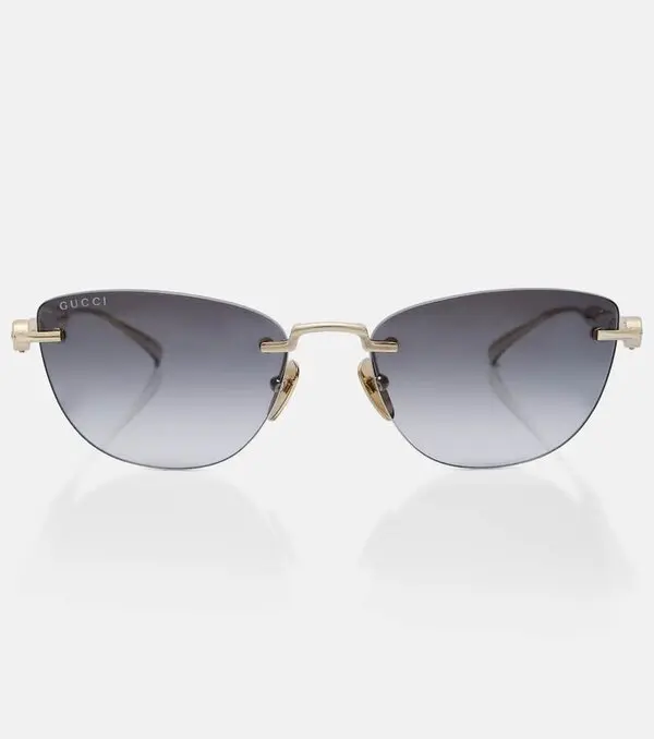 Gucci Bamboo Cat-eye Sunglasses - Grey