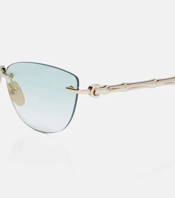 Gucci Bamboo Cat-eye Sunglasses