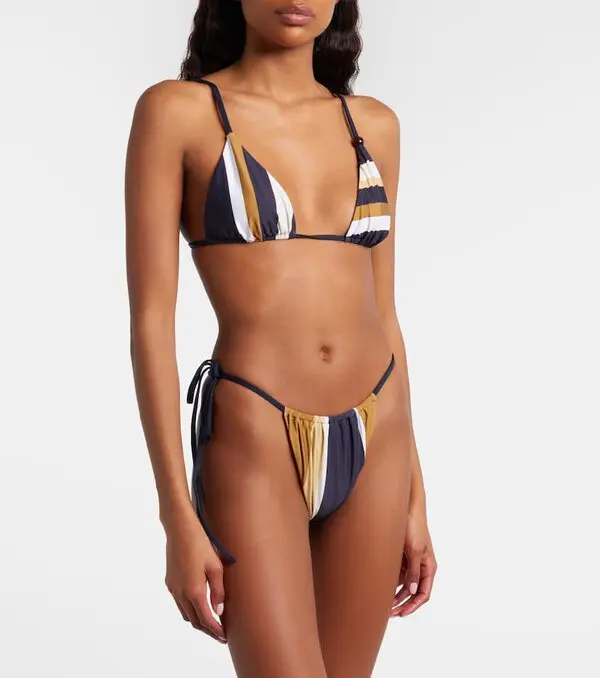 Sir The Label Striped Bikini Top