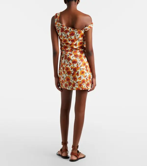 SIR. Floral Linen Mini Dress