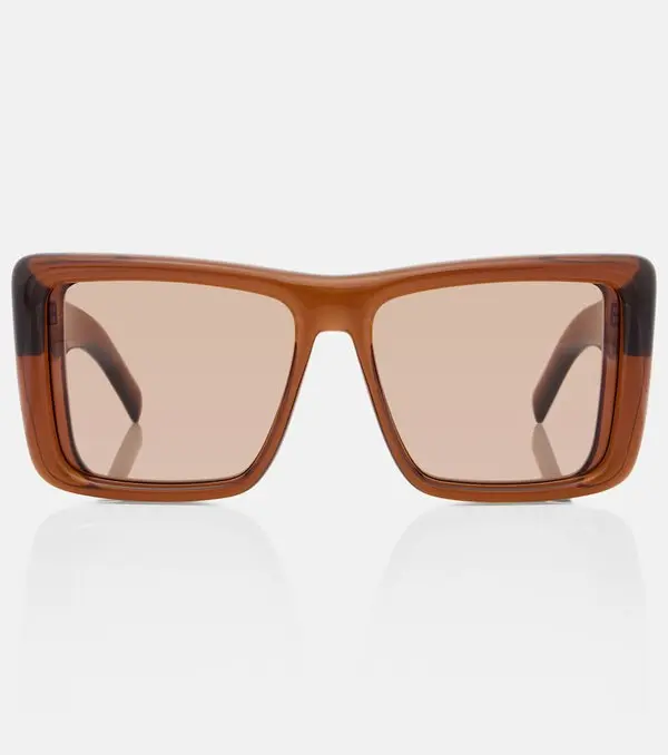 Saint Laurent Sl 900 Howl Square Sunglasses - Brown