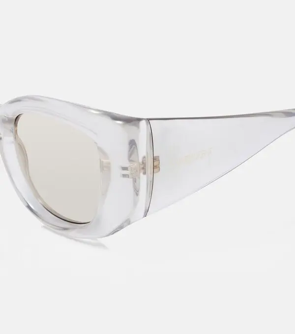 Saint Laurent Sl 903 Howl Oversized Sunglasses - Transparent