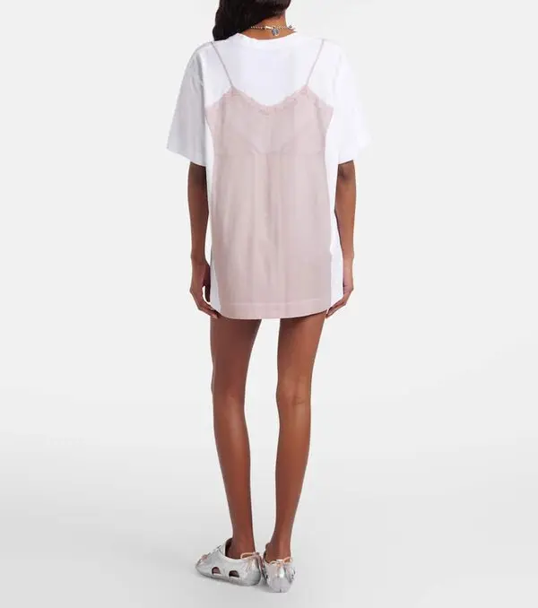 Simone Rocha Trompe L’oeil Cotton Jersey T-shirt