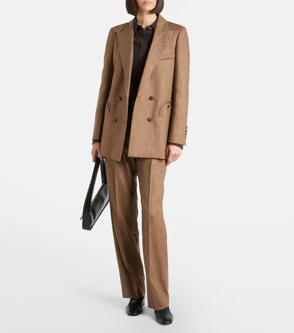 BLAZÉ MILANO Amel Everyday Silk And Wool Blazer