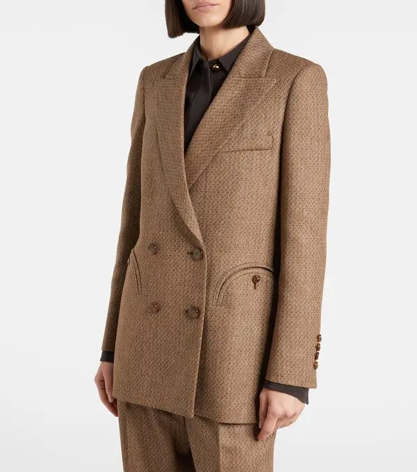 BLAZÉ MILANO Amel Everyday Silk And Wool Blazer