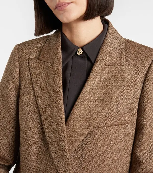 BLAZÉ MILANO Amel Everyday Silk And Wool Blazer