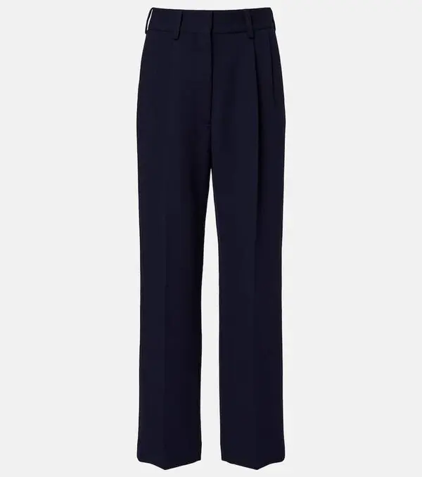BLAZÉ MILANO Resolute Virgin Wool Straight Pants