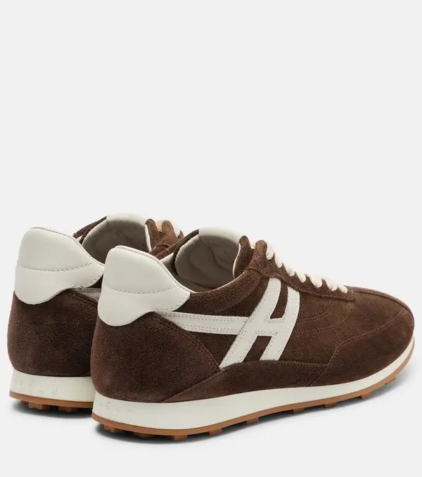 Hogan H699 Suede Sneakers - Brown