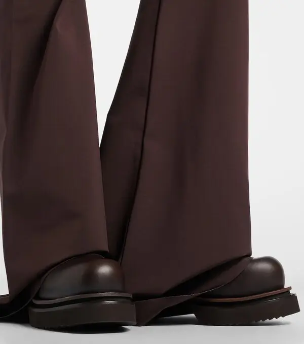 Rick Owens Beatle 60 Leather Platform Chelsea Boots - Black