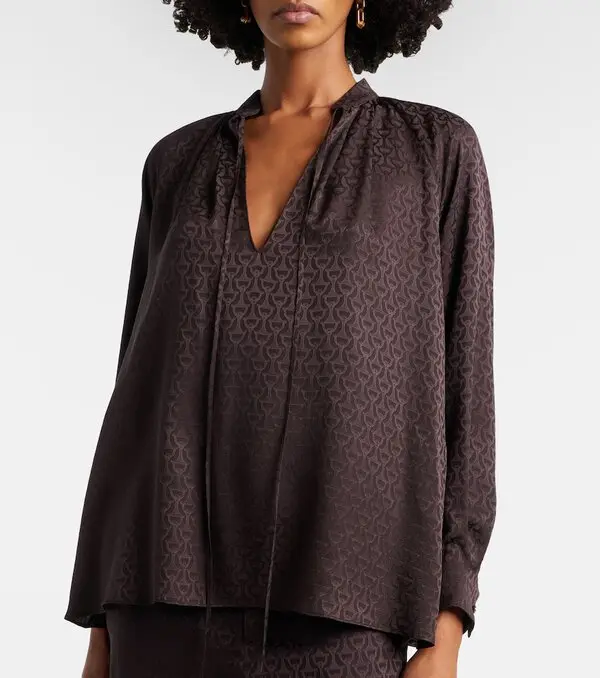 Gucci Printed Silk Shirt