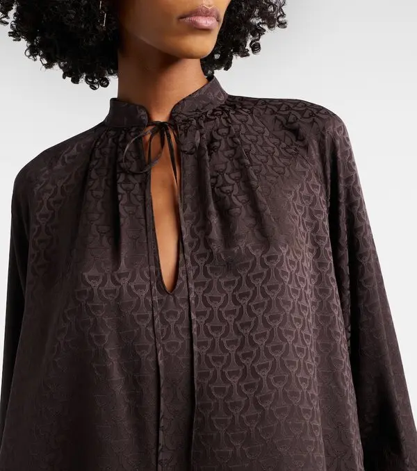 Gucci Printed Silk Shirt