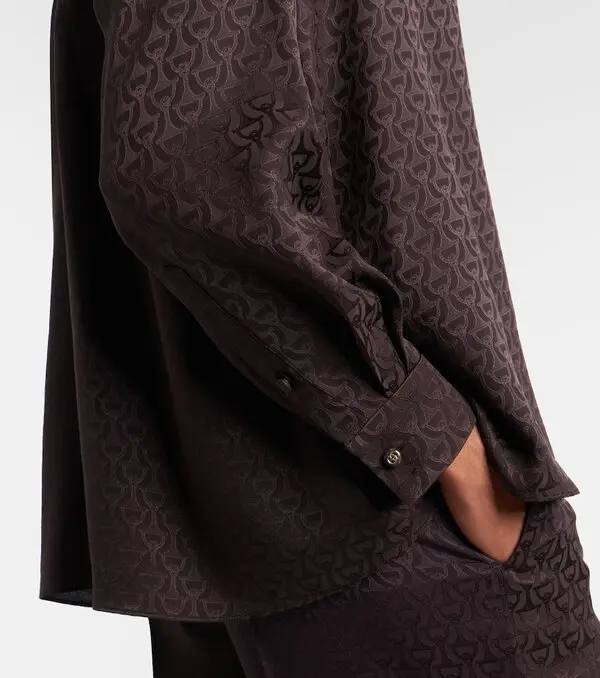 Gucci Printed Silk Shirt