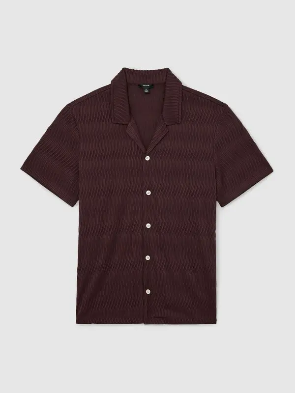 REISS Aleo Shirts - Bordeaux