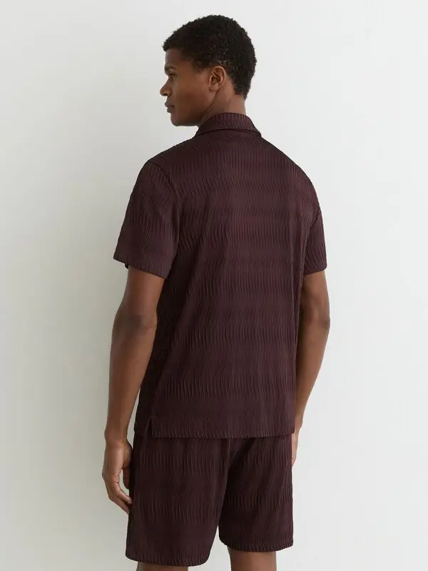 REISS Aleo Shirts - Bordeaux