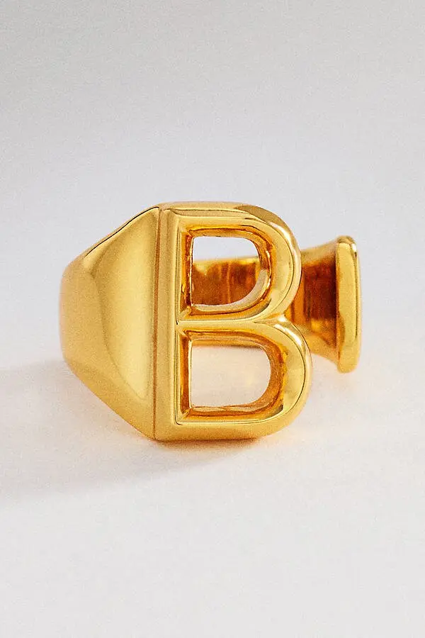 CASA CLARA Blaire Monogram Ring By - B