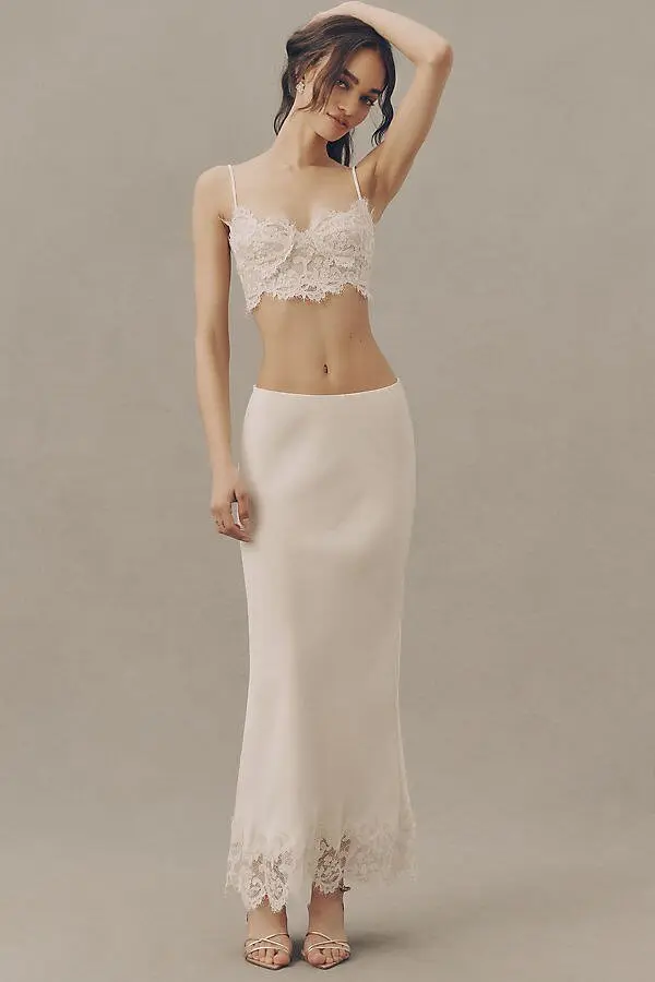 Bardot Lella Lace Bralette Top - Ivory