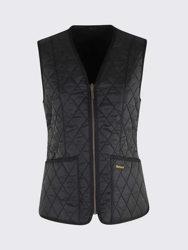Barbour Betty Quilted Recycled Nylon Gilet With V-neck