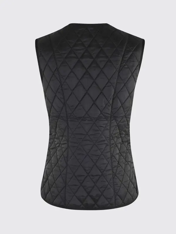 Barbour Betty Quilted Recycled Nylon Gilet With V-neck