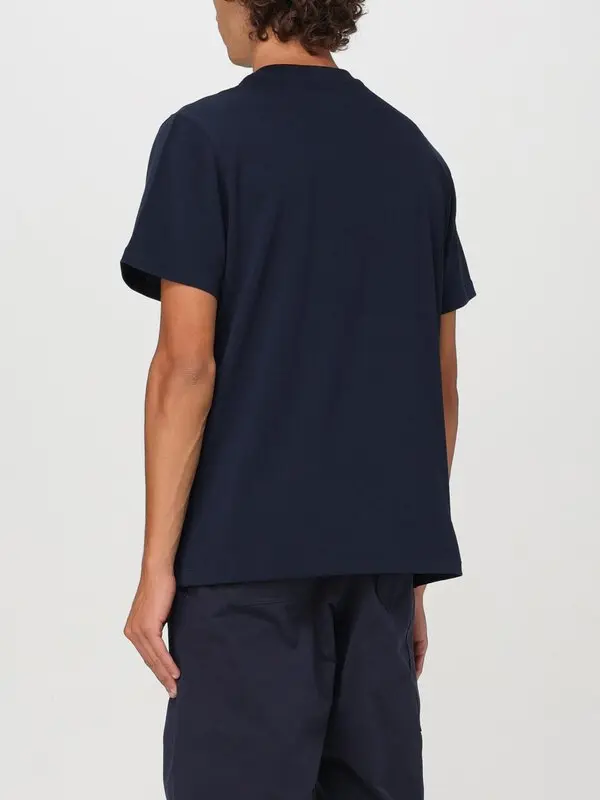 A.p.c. Crewneck T-shirt With Logo - Blue