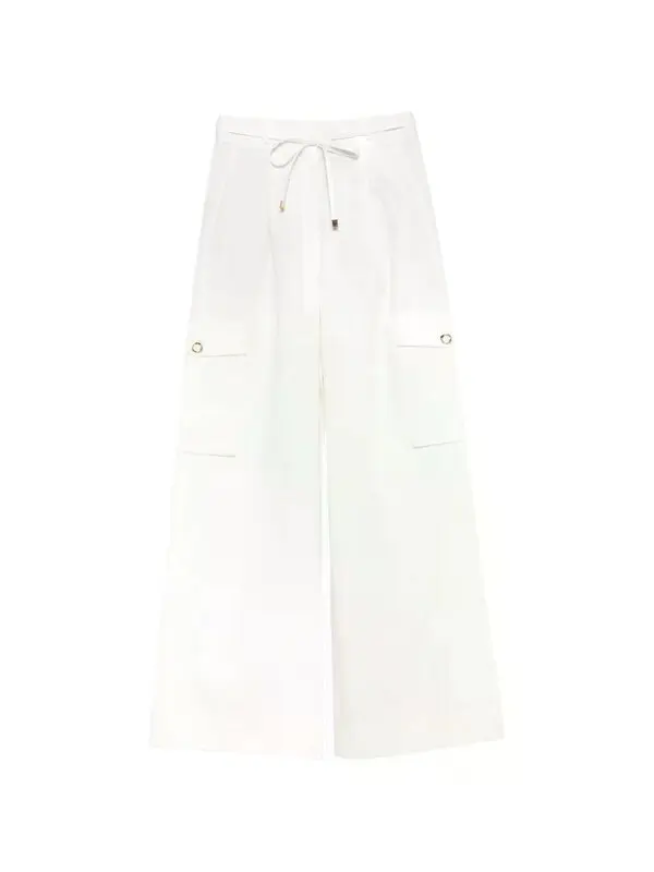 Agnona Cargo-pocket Trousers - White