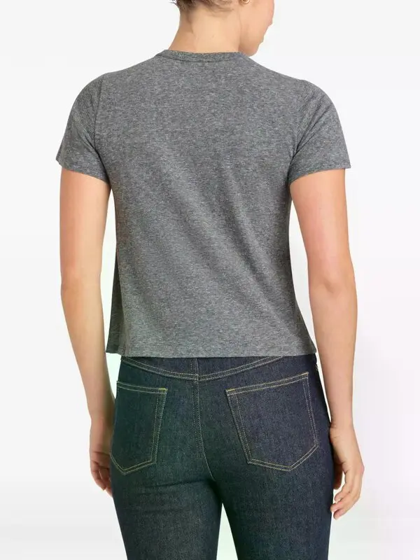 Cinq À Sept Crystal Embellished T-shirt - Grey