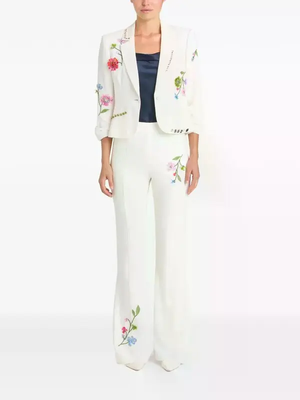 Cinq À Sept Floral Vine Le Petit Khloe Blazer - Neutrals