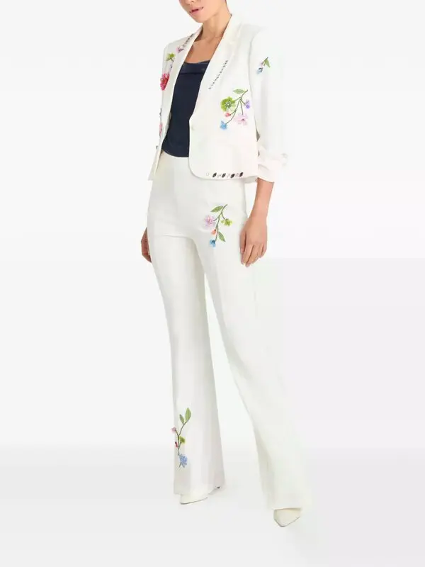 Cinq À Sept Floral Vine Le Petit Khloe Blazer - Neutrals