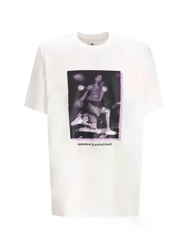 Adidas Slct Gfx Season Printed T-shirt - White