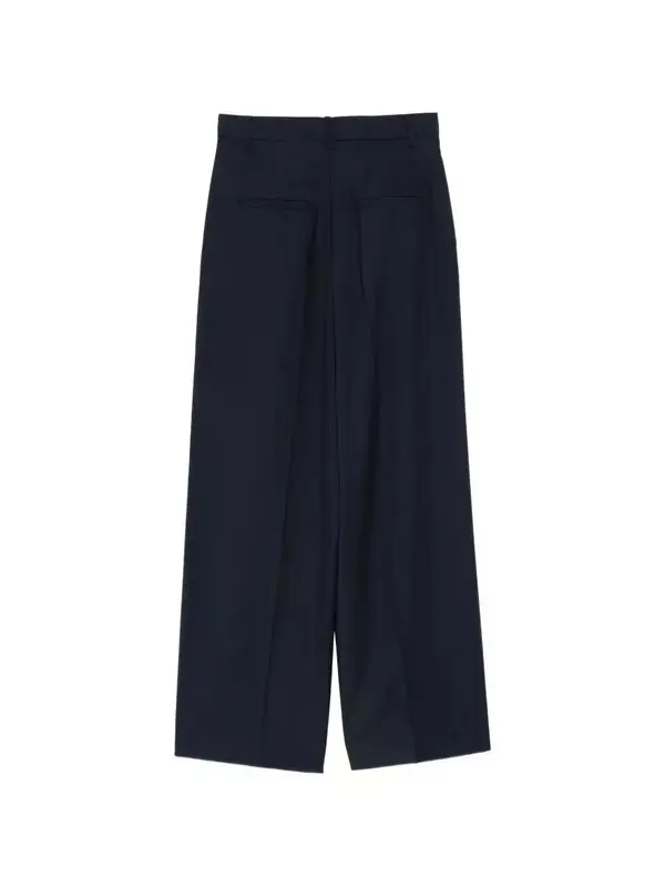 N°21 Pleated Trousers - Blue