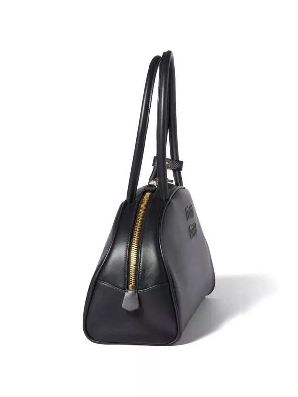 Miu Miu Beau Leather Bag - Black