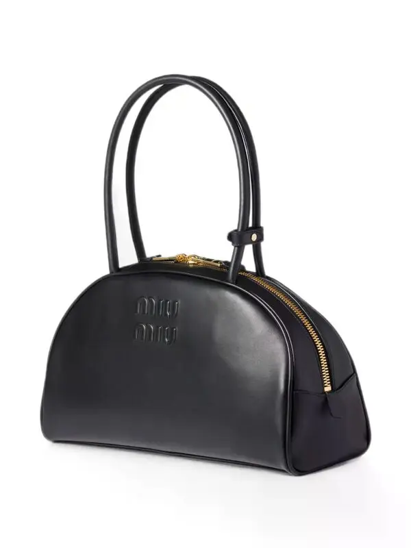 Miu Miu Beau Leather Bag - Black
