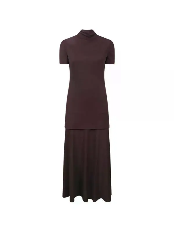 JIL SANDER Roll-neck Maxi Dress