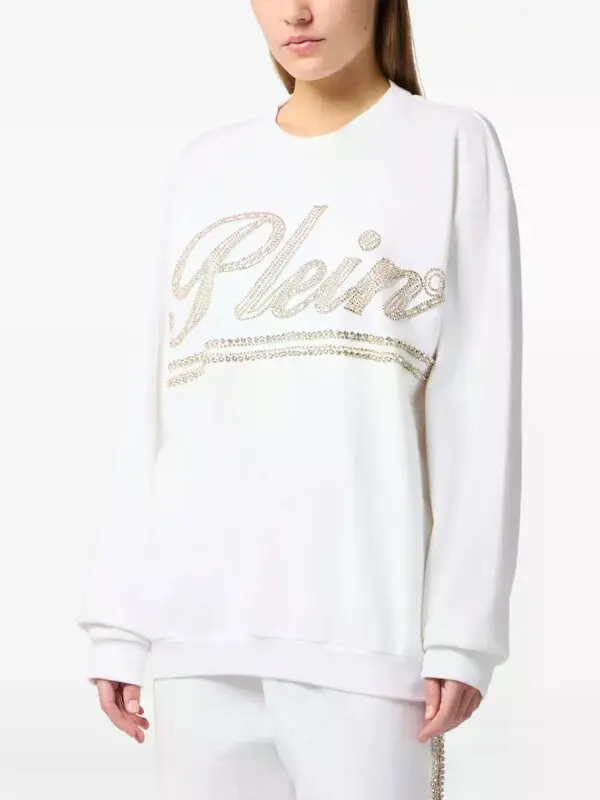 Philipp Plein Embroidered Open-back Sweatshirt