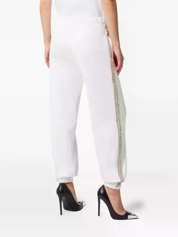 Philipp Plein Strass Joggers - White