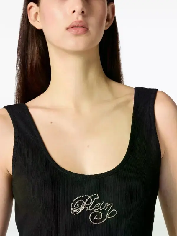 Philipp Plein Open-back Tank Top - Black