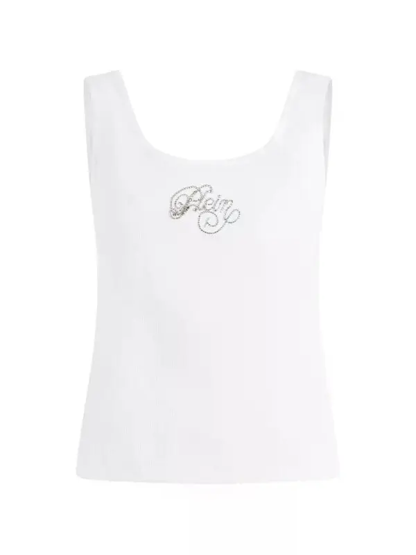 Philipp Plein Open-back Tank Top - White