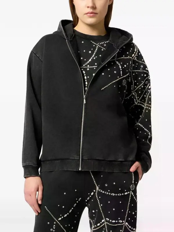 Philipp Plein Hooded Knitwear