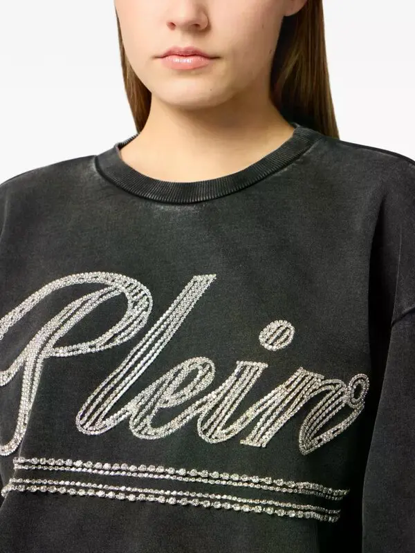 Philipp Plein Strass Sweatshirt